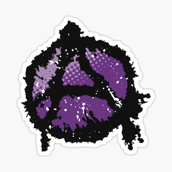 "Lesbian Pride Anarchy Symbol" Sticker for Sale by iscaStudioArt ...