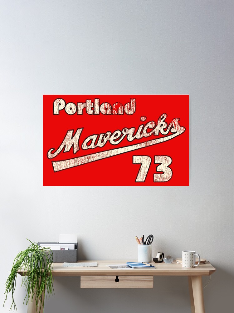 "Portland Mavericks Retro Defunct Baseball Jersey" Poster for Sale by ...