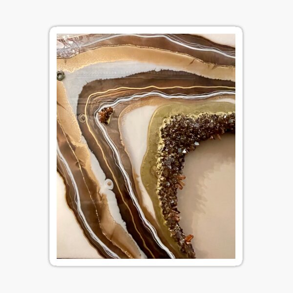 "Metamorphic Rock" Sticker for Sale by QuiddityArt | Redbubble