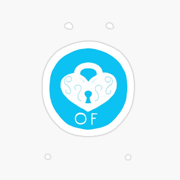 "onlyfans logo" Sticker for Sale by Caitescapes | Redbubble