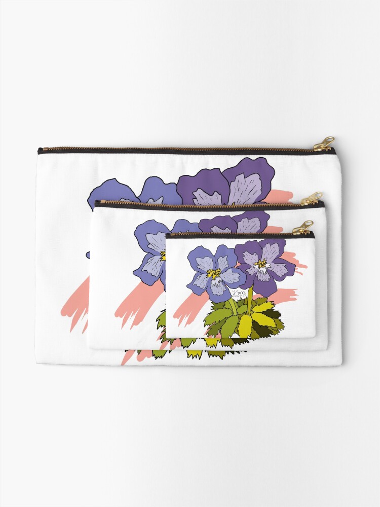 "Violets for Sappho - Sapphic Pride Flag" Zipper Pouch for Sale by ...