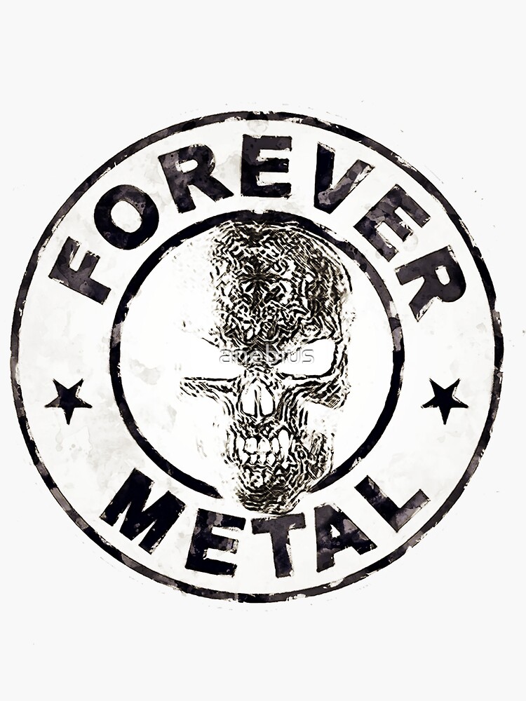 "Metal Forever" Sticker for Sale by anebius | Redbubble