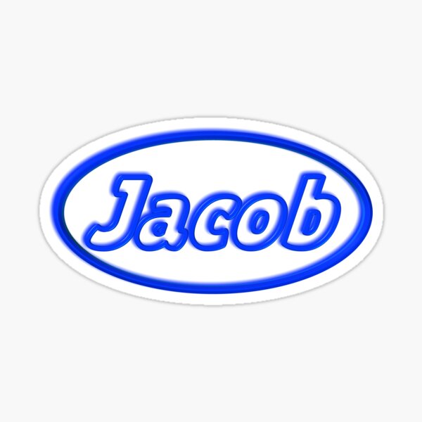 Jacob Name Stickers | Redbubble