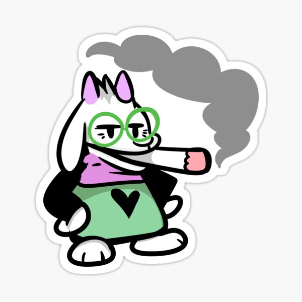 "Deltarune: ralsei" Sticker for Sale by Wisdomeel | Redbubble