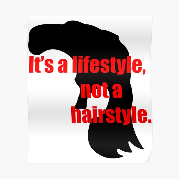 "Mullet! " Poster for Sale by cosmicworldsho | Redbubble