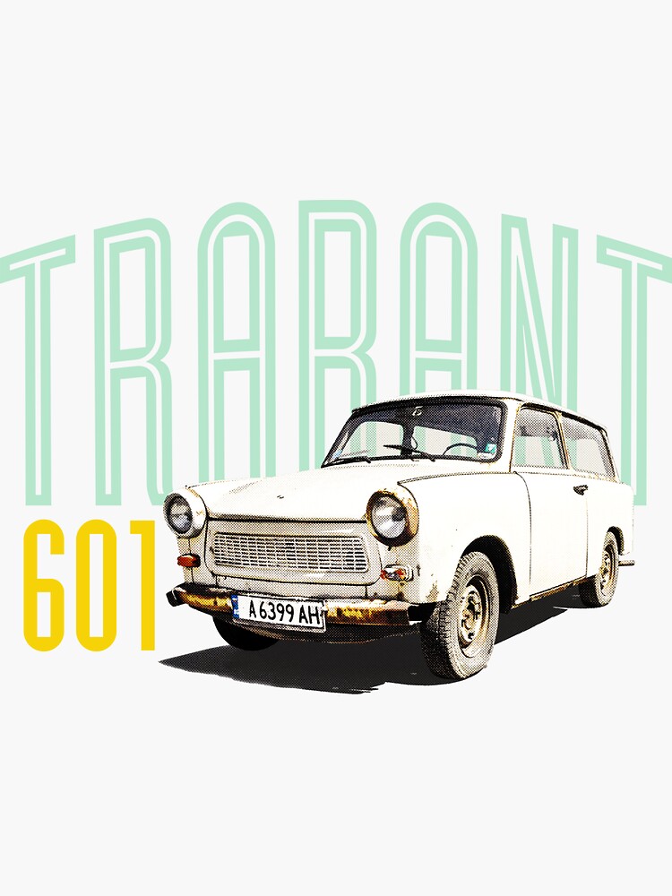 "Trabant car" Sticker for Sale by attadesign | Redbubble