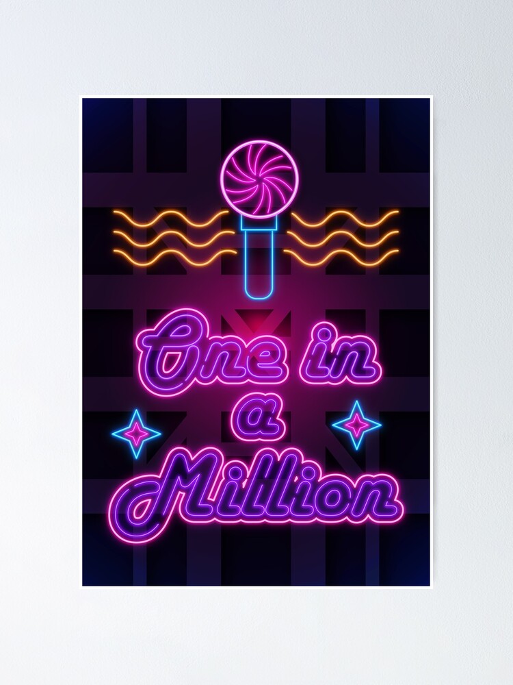 "one In a Million" Poster for Sale by Vectorheroes | Redbubble