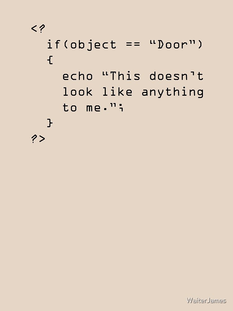 "This Doesn't Look Like Anything to Me" T-shirt for Sale by WaiterJames ...