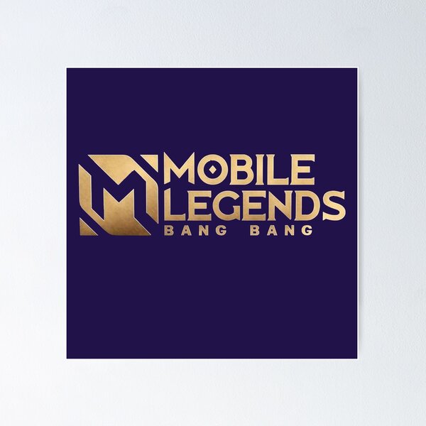 "Mobile Legends Bang Bang l MLBB logo" Poster for Sale by ArtemoTeh ...