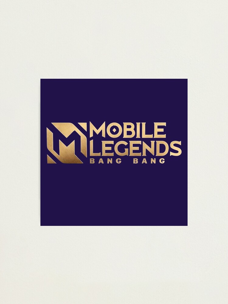 "Mobile Legends Bang Bang l MLBB logo" Photographic Print by ArtemoTeh ...