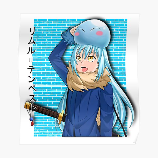 "rimuru tempest " Poster for Sale by cutemakerotart | Redbubble