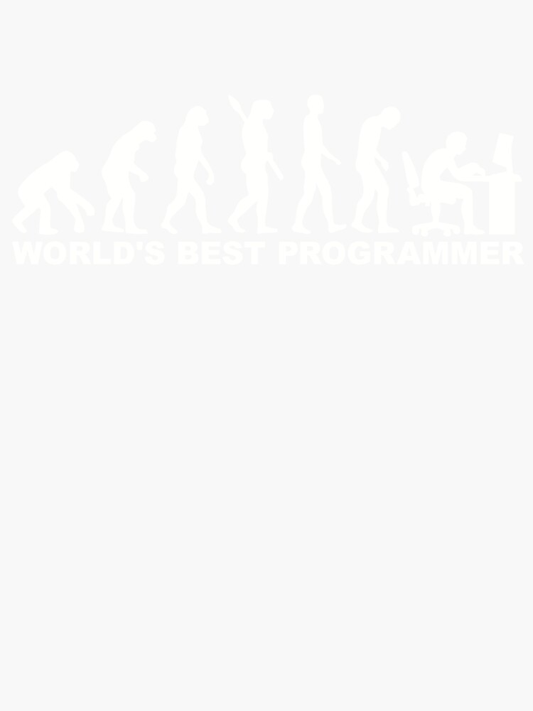 "World Best Programmer" Sticker for Sale by DiaCastellanos | Redbubble