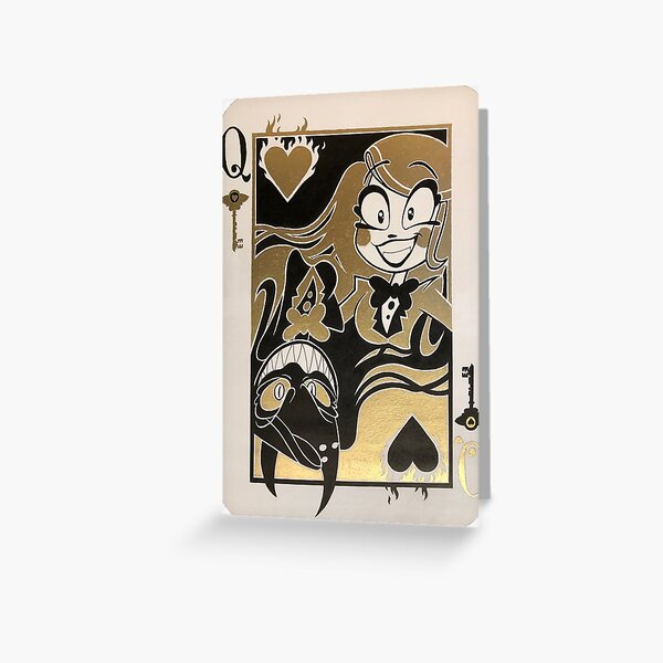 "Charlie Queen Playing Card - Hazbin Hotel" Greeting Card for Sale by ...