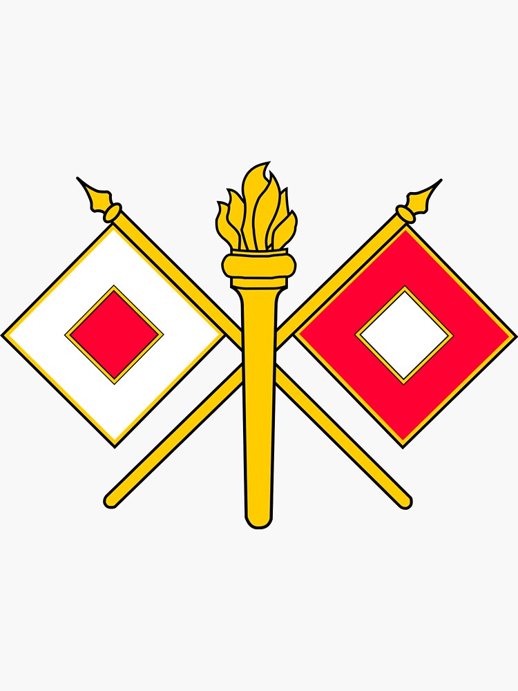 "Signal Corps - Branch Insignia - Merchandise" Sticker for Sale by ...