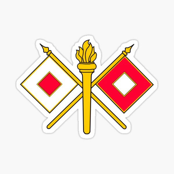 "Signal Corps - Branch Insignia - Merchandise" Sticker for Sale by ...