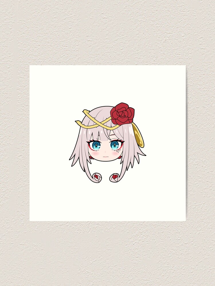 "Takt Op Destiny Chibi Head" Art Print for Sale by ChibiCheems | Redbubble