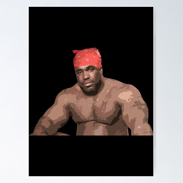 "Large Black Man BARRY WOOD " Poster for Sale by dotrucvan27 | Redbubble