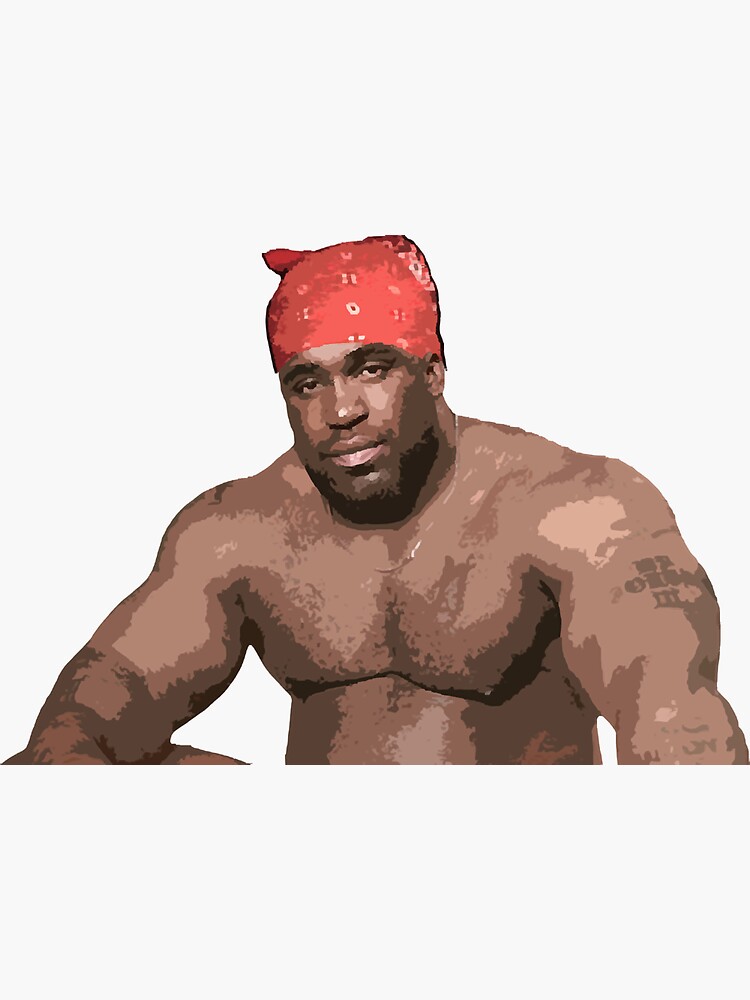 "Large Black Man BARRY WOOD " Sticker for Sale by dotrucvan27 | Redbubble