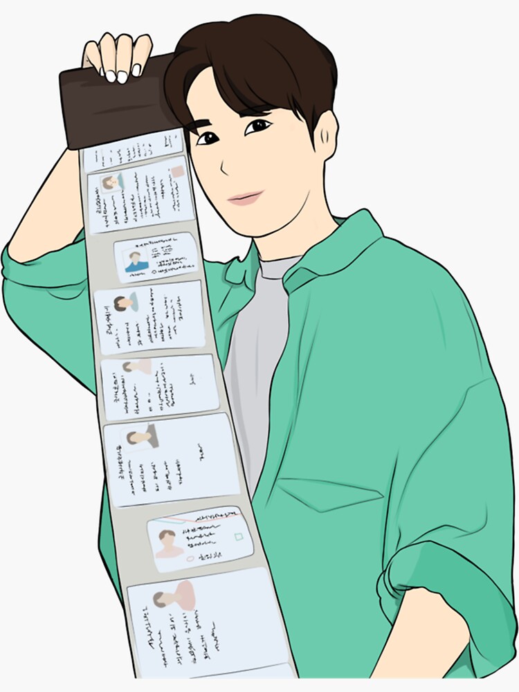 "Chief Hong Hometown Cha-Cha-Cha Kdrama Kim Seon Ho " Sticker for Sale ...