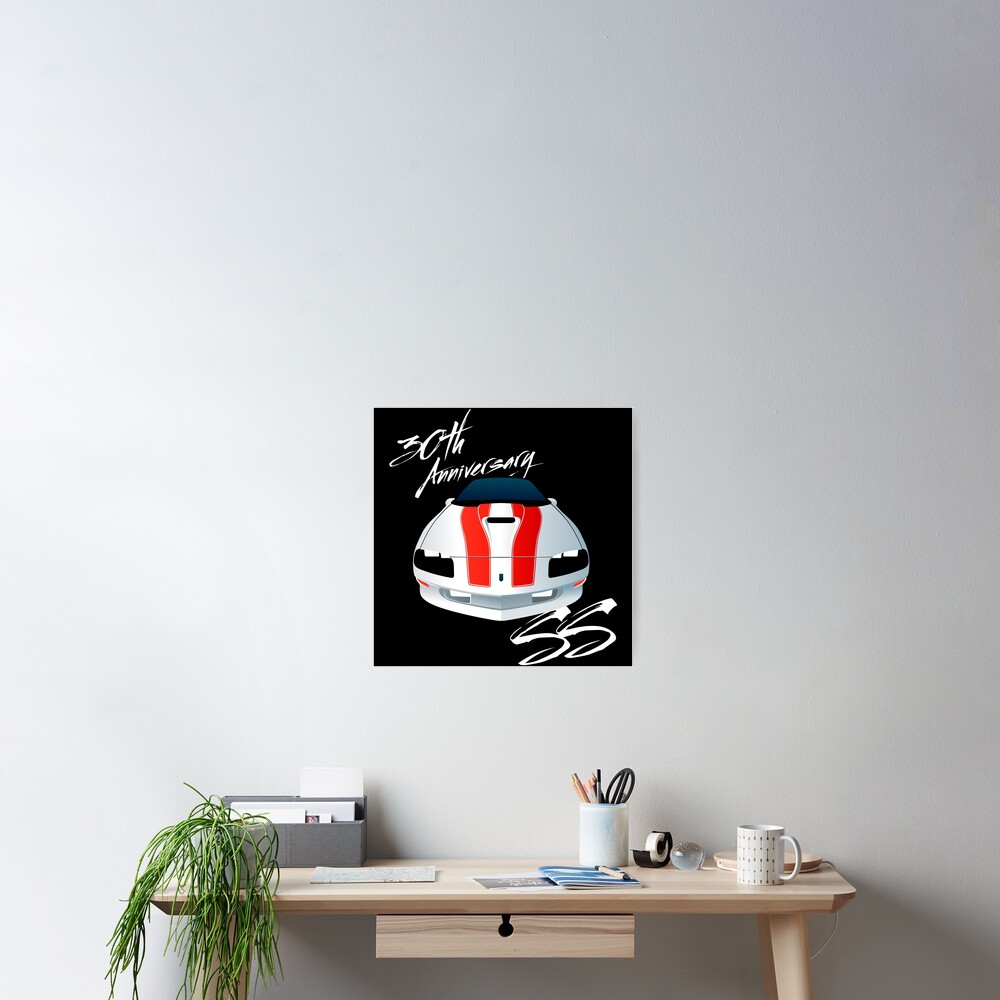 "30th Anniversary Camaro SS" Poster for Sale by Jarkkokarkko | Redbubble