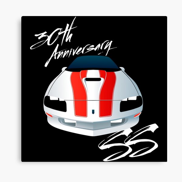 "30th Anniversary Camaro SS" Canvas Print by Jarkkokarkko | Redbubble