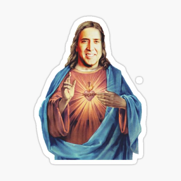 "Nicolas Cage" Sticker for Sale by yeppashop | Redbubble