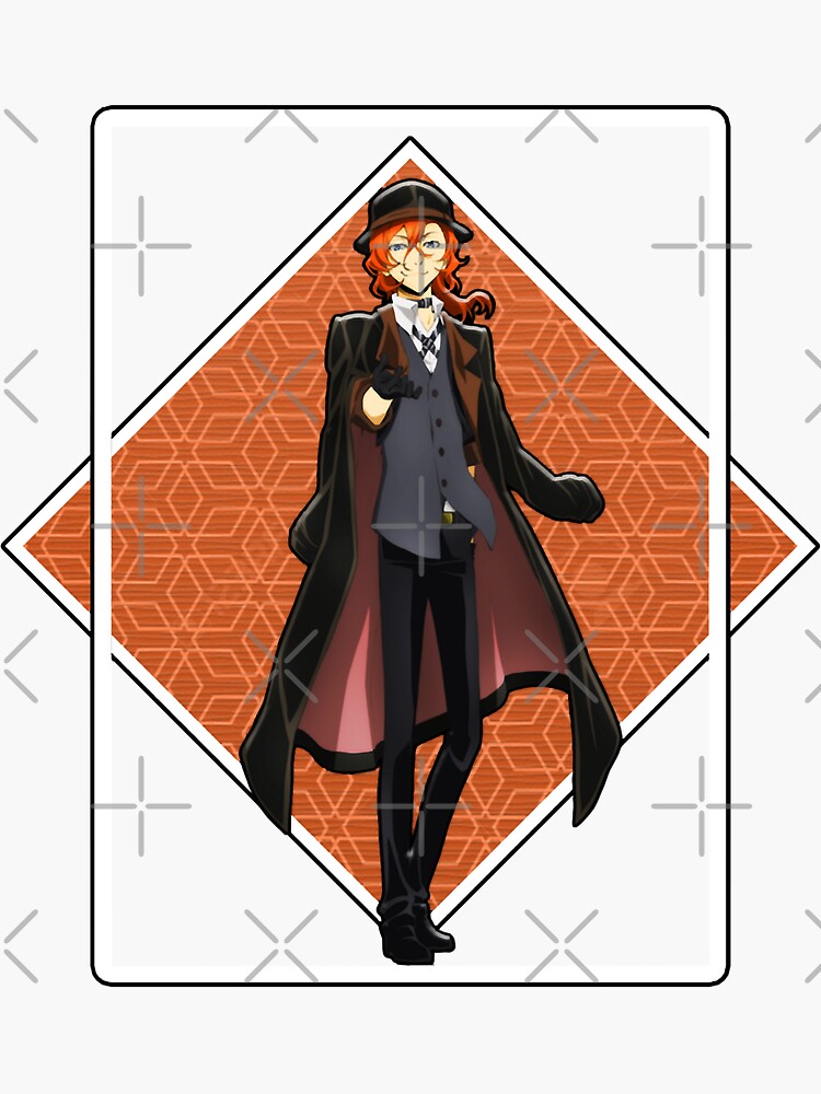 "Chuuya in the box design" Sticker by McDonaldKelly | Redbubble