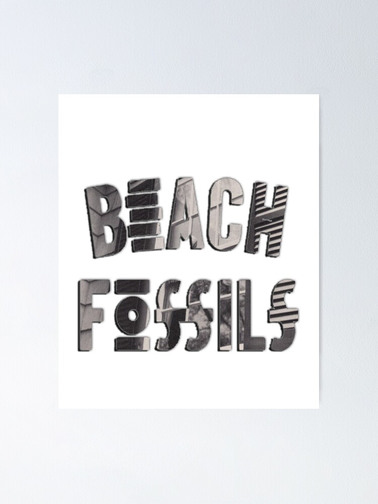 "Beach Fossils What A Pleasure Logo" Poster for Sale by jakemurray21 ...
