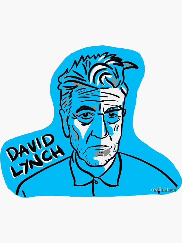 "David Lynch" Sticker for Sale by realisateur | Redbubble