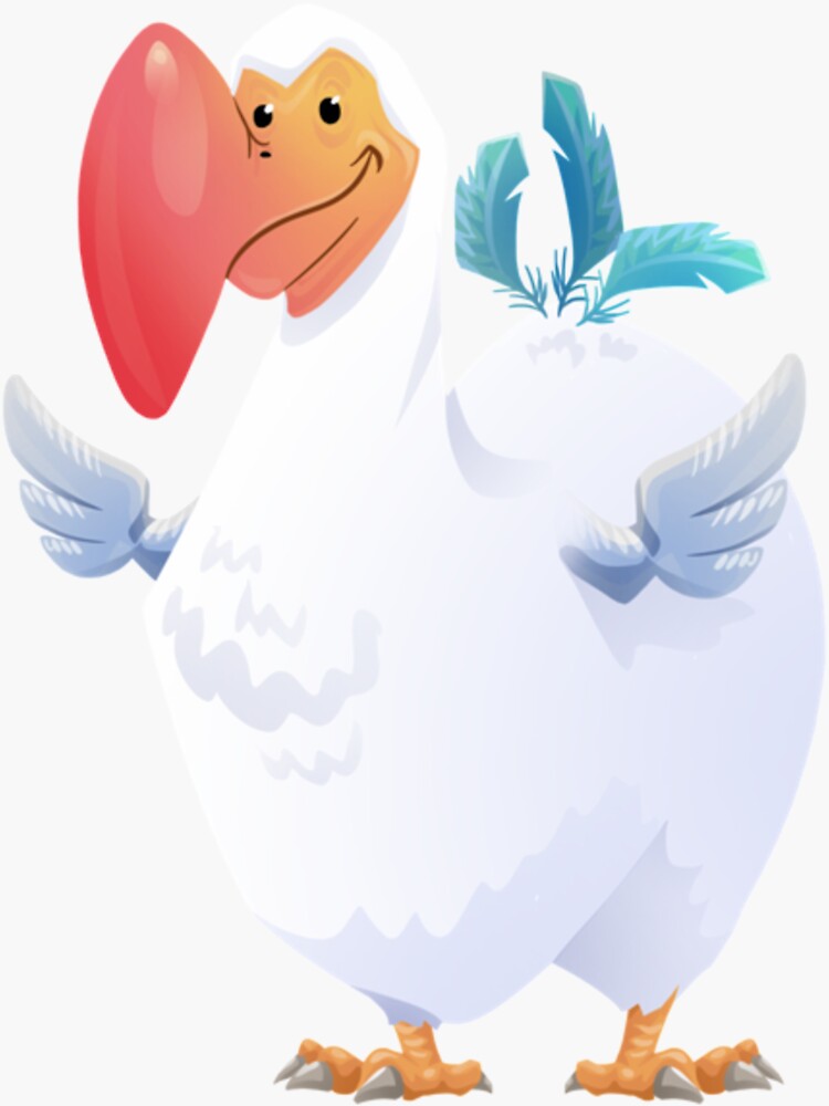"Cute Dodo Bird Dododex for Ark Survival Evolved Triblend" Sticker for ...