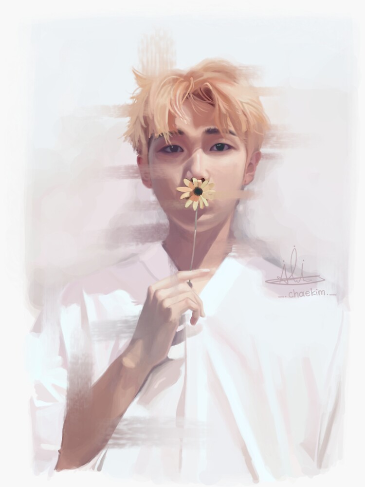 "Namjoon | RM | BTS fan art" Sticker for Sale by ChaePrintShop | Redbubble
