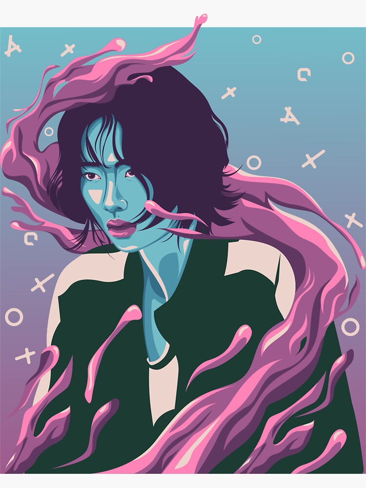 "squid game player 067" Sticker for Sale by heruby | Redbubble