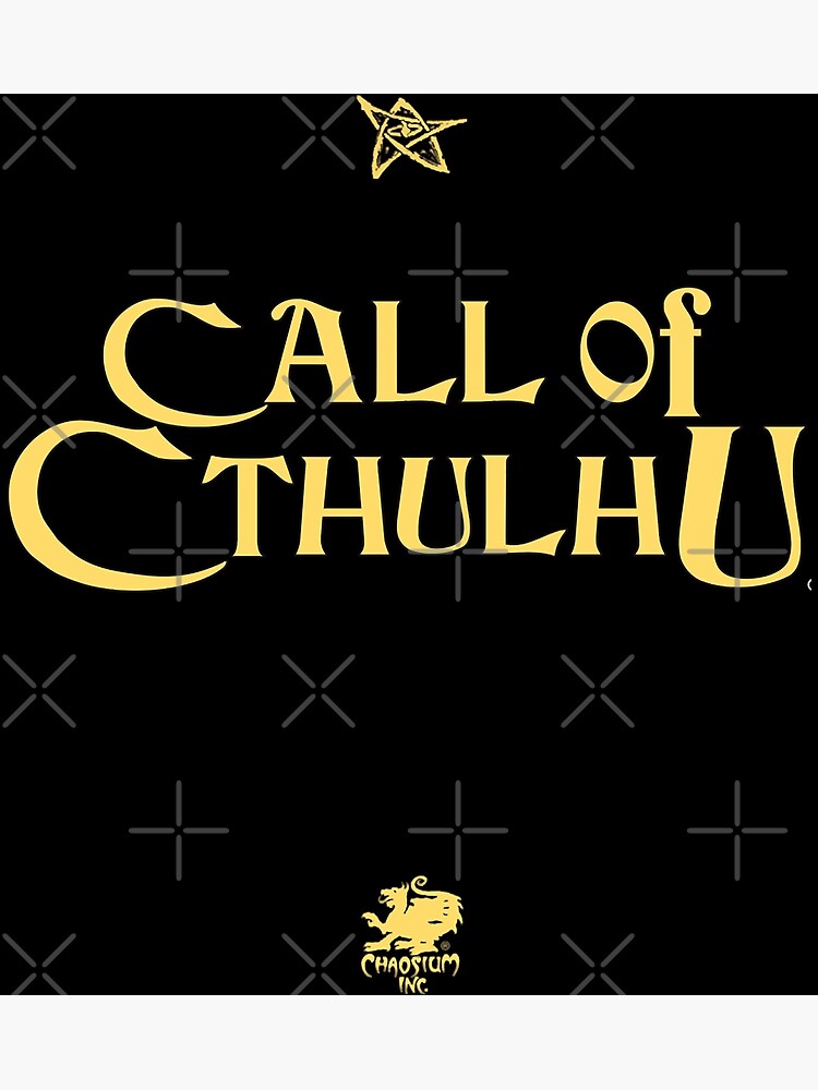 "call of cthulhu text" Poster by DelgadoStrum | Redbubble