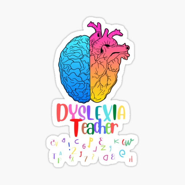 "Dyslexia Teacher World Dyslexia awareness day Essential" Sticker for ...