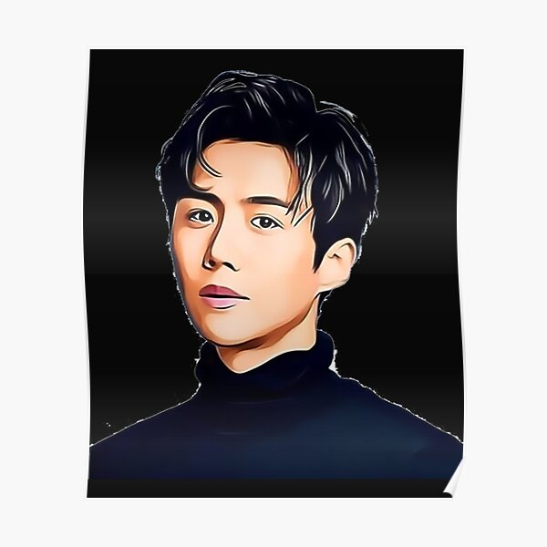 "kim seon ho digital painting art " Poster for Sale by ARWENNDESIGR ...