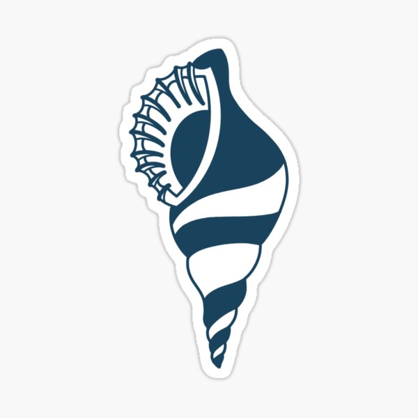 "Shellfish & Crustaceans - Conch" Sticker for Sale by AudreyBirdy ...