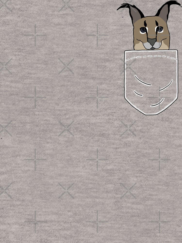 "Big Floppa in a Pocket" Lightweight Hoodie for Sale by DanshiStore ...