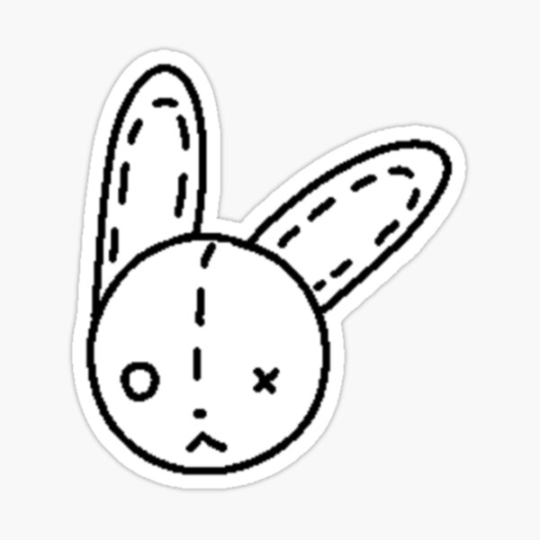 "DREAM BUNNI Long " Sticker for Sale by TENZIN-NET | Redbubble