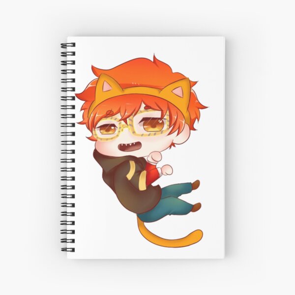 "707 Cat ~" Spiral Notebook for Sale by jeffreykilljoy | Redbubble