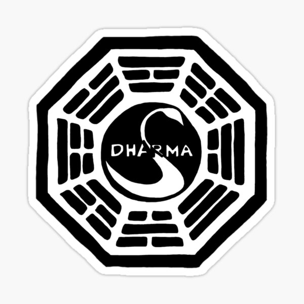 "Dharma" Sticker for Sale by RyallDesign | Redbubble