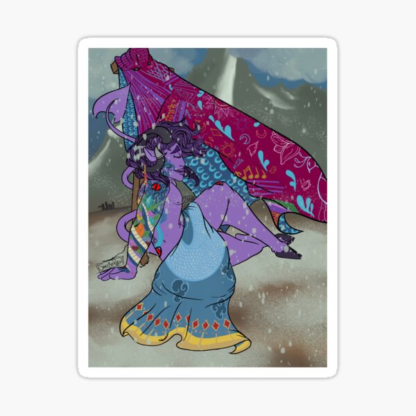 "Molly graphic" Sticker by DennardMalin | Redbubble