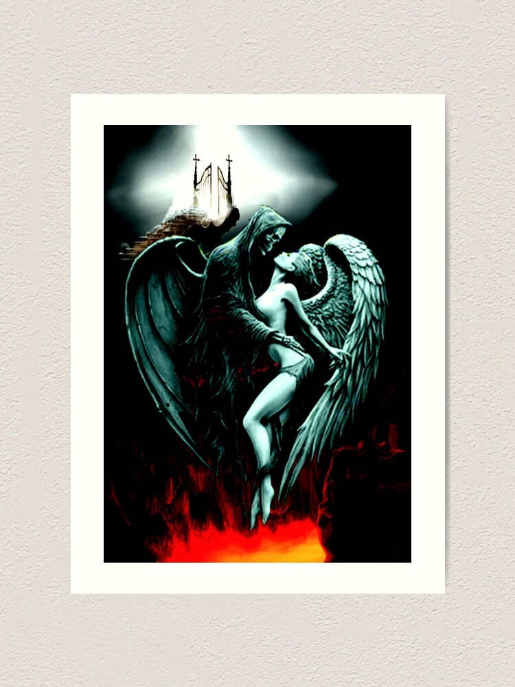 Angel And Devil Love Drawings