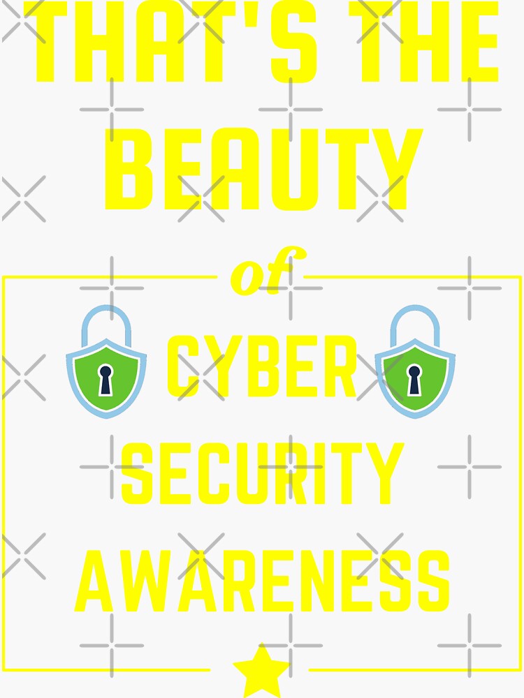 "Cyber Security Awareness - Cyber Security" Sticker for Sale by ...