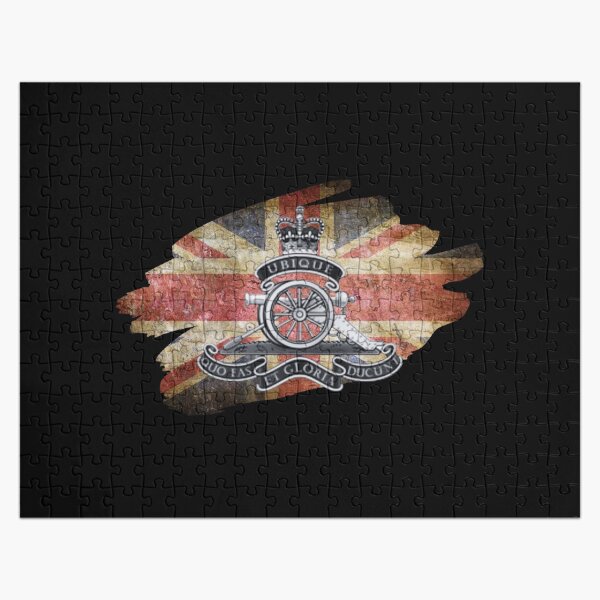 "Royal Artillery logo with Union jack" Jigsaw Puzzle for Sale by ...