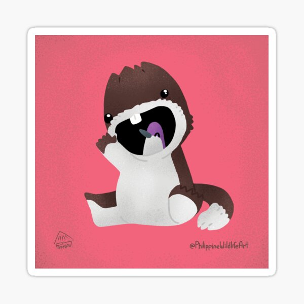 "Mindoro Bleeding Heart in Ylin Island Cloud Rat costume" Sticker for ...