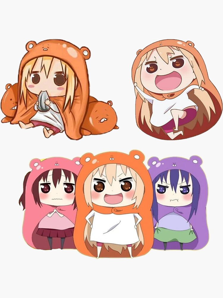 "Himouto Umaru Chan - Chibi Pack " Sticker for Sale by FaiqaIftikhar22 ...