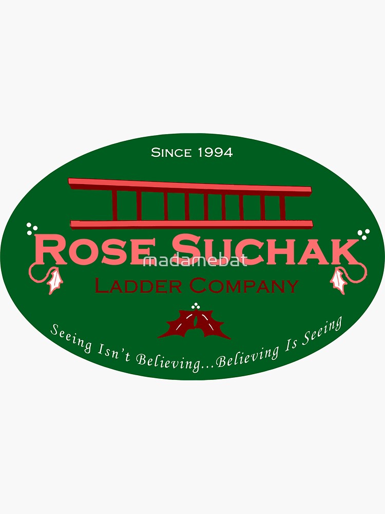 "Arose Such A Clatter (Rose Suchak Ladder) - Multi" Sticker for Sale by ...