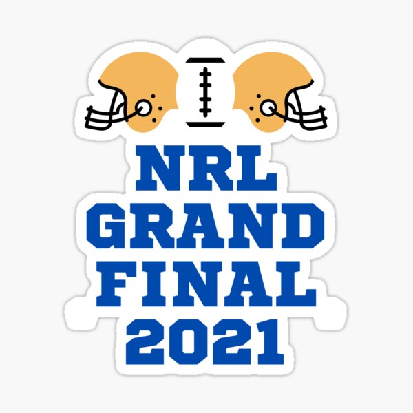 "NRL Grand Final 2021 Stuff Design" Sticker for Sale by frenzyhome ...