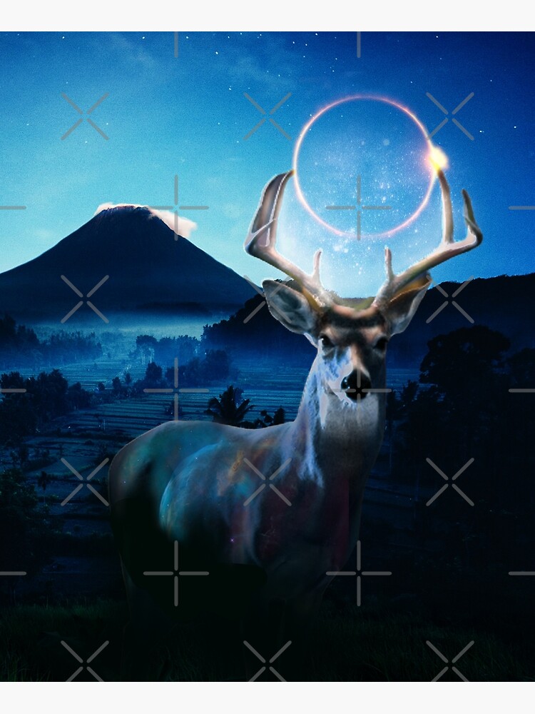 "Magic Deer" Poster for Sale by AnimalKingdom2 | Redbubble