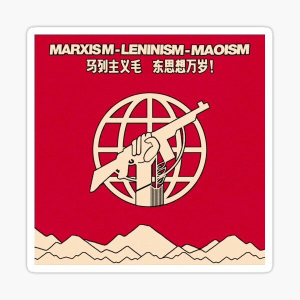 "Marxism-Leninism-Maoism!" Sticker for Sale by t9060 | Redbubble